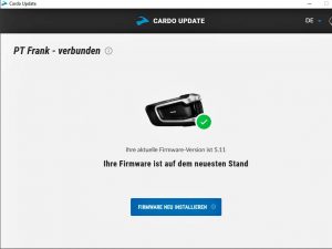 Cardo PACKTALK Update Firmware 5.11 | Motorradtouren NRW on Tour